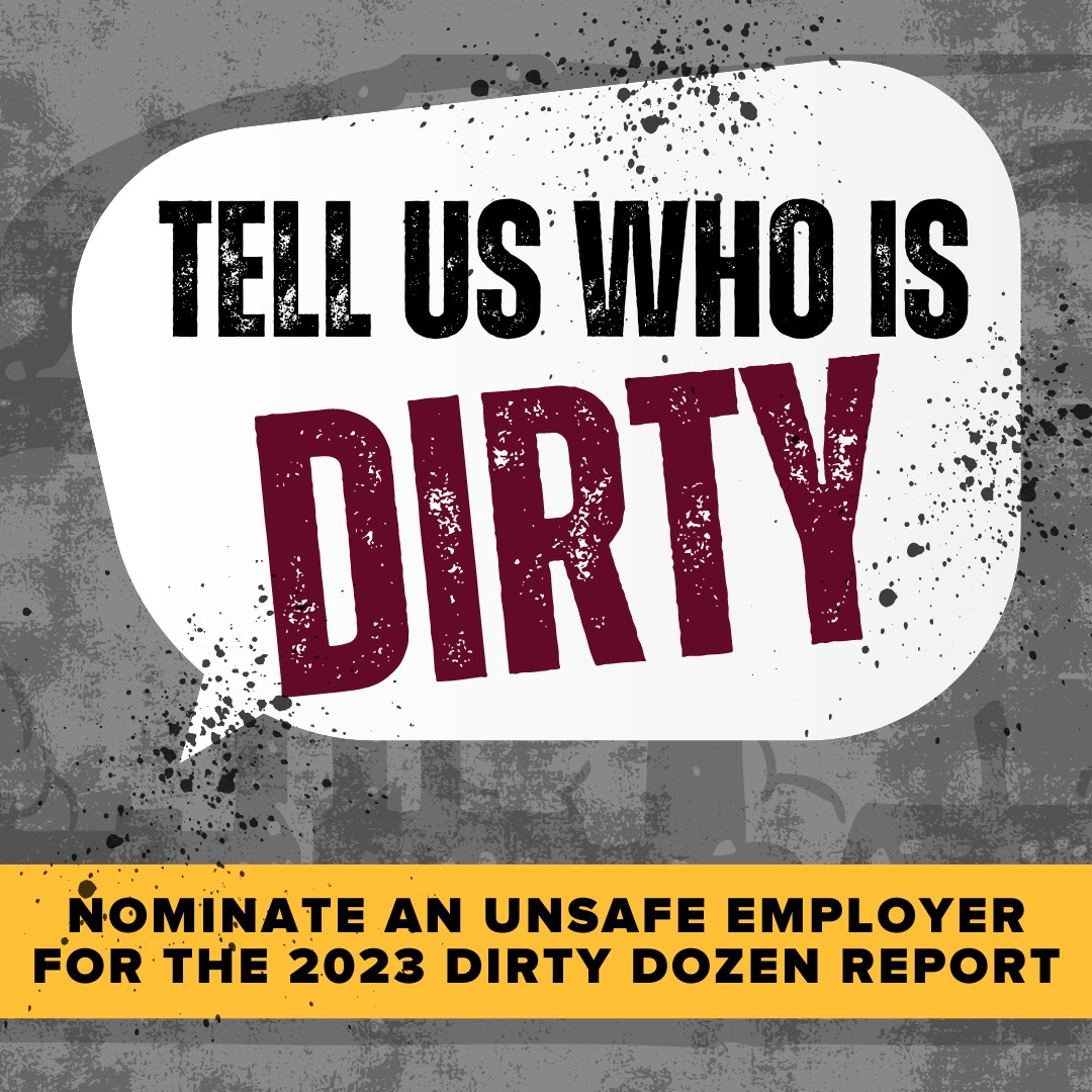 Dirty Dozen Reports | National Council for Occupational Safety and Health