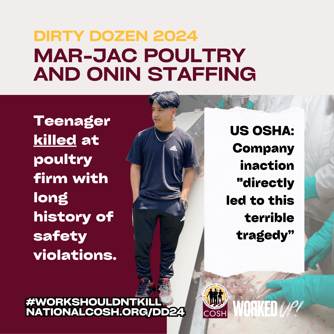 Dirty Dozen Reports | National Council for Occupational Safety and Health