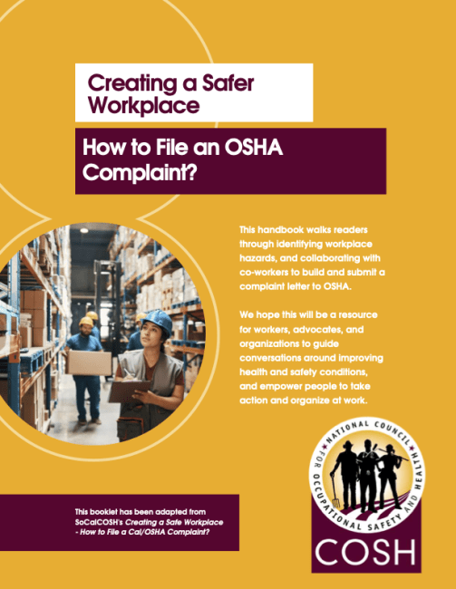 Creating a Safer Workplace: Filing an OSHA Complaint | National Council ...