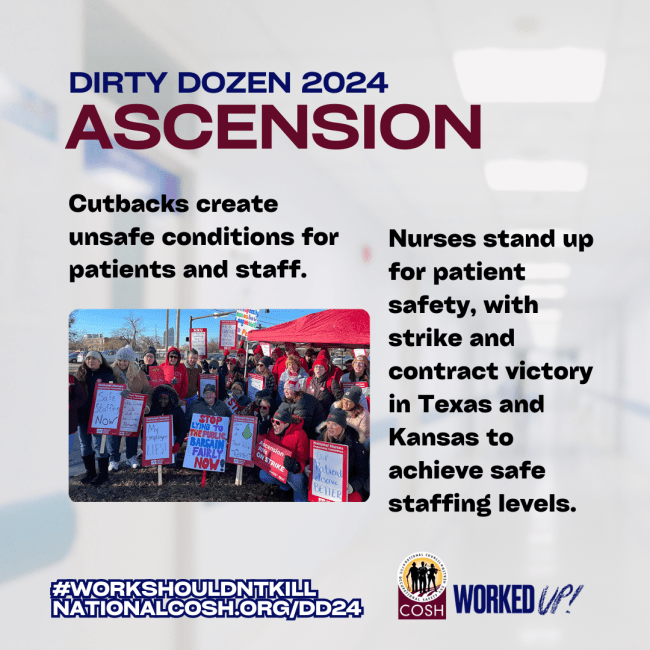 Dirty Dozen Reports | National Council for Occupational Safety and Health